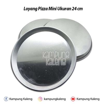 Loyang Pizza Mini Ukuran 24 cm | Kampung Kaleng
